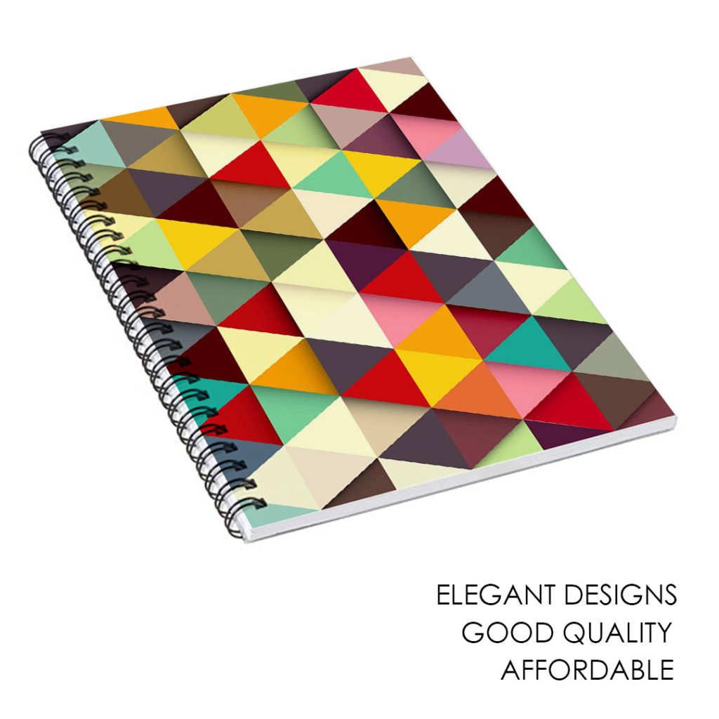 Triangular Colours Notebook – Nomadic Abstracts